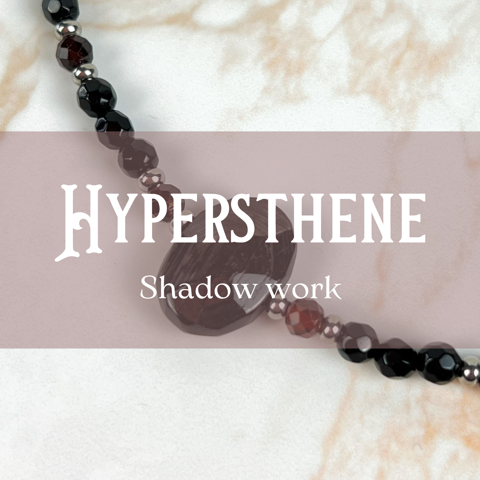 Hypersthene jewelry – Baguette Magick